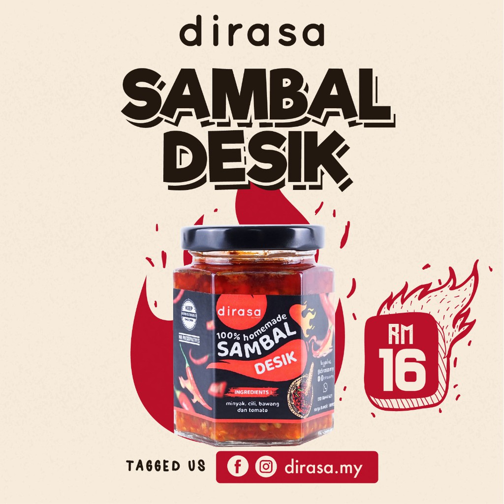 Sambal Desik by DIRASA (READY STOCK) | Shopee Malaysia