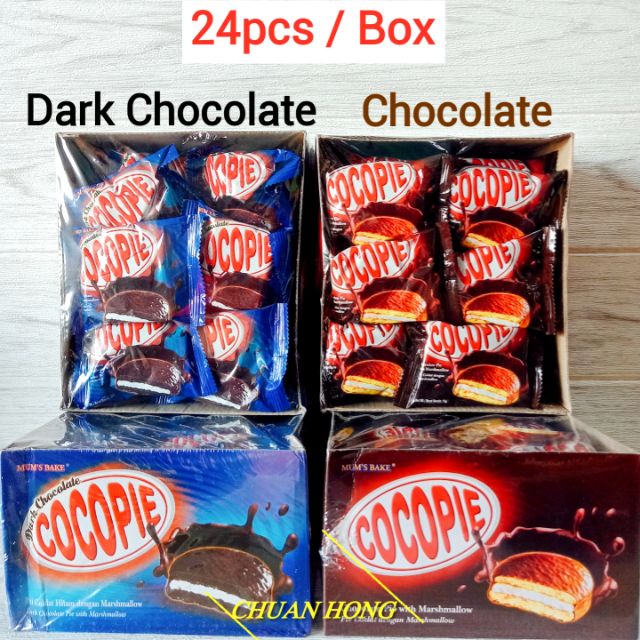 Cocopie Chocolate Pie 24pcs / Box | Shopee Malaysia