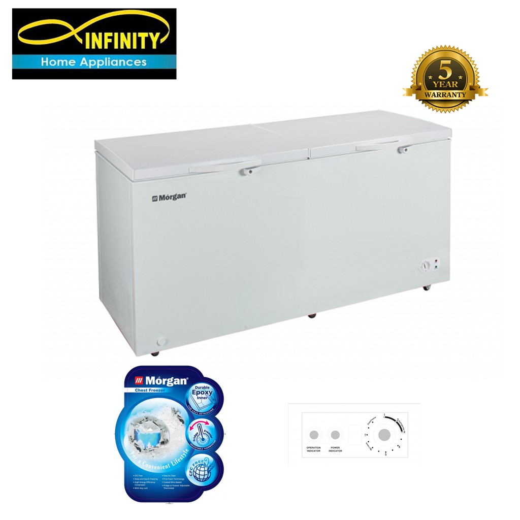 MORGAN DUAL FUNCTION CHEST FREEZER MCF-7307L | Shopee Malaysia