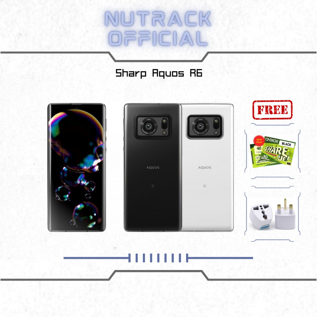 [Free Gift] Sharp Aquos R7 / R6 SmartPhone New Import Japan Set (12GB ...
