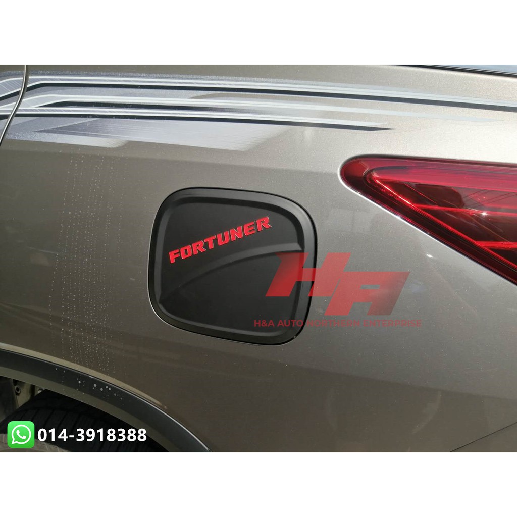TOYOTA FORTUNER FUEL CAP COVER MATTE BLACK | Shopee Malaysia