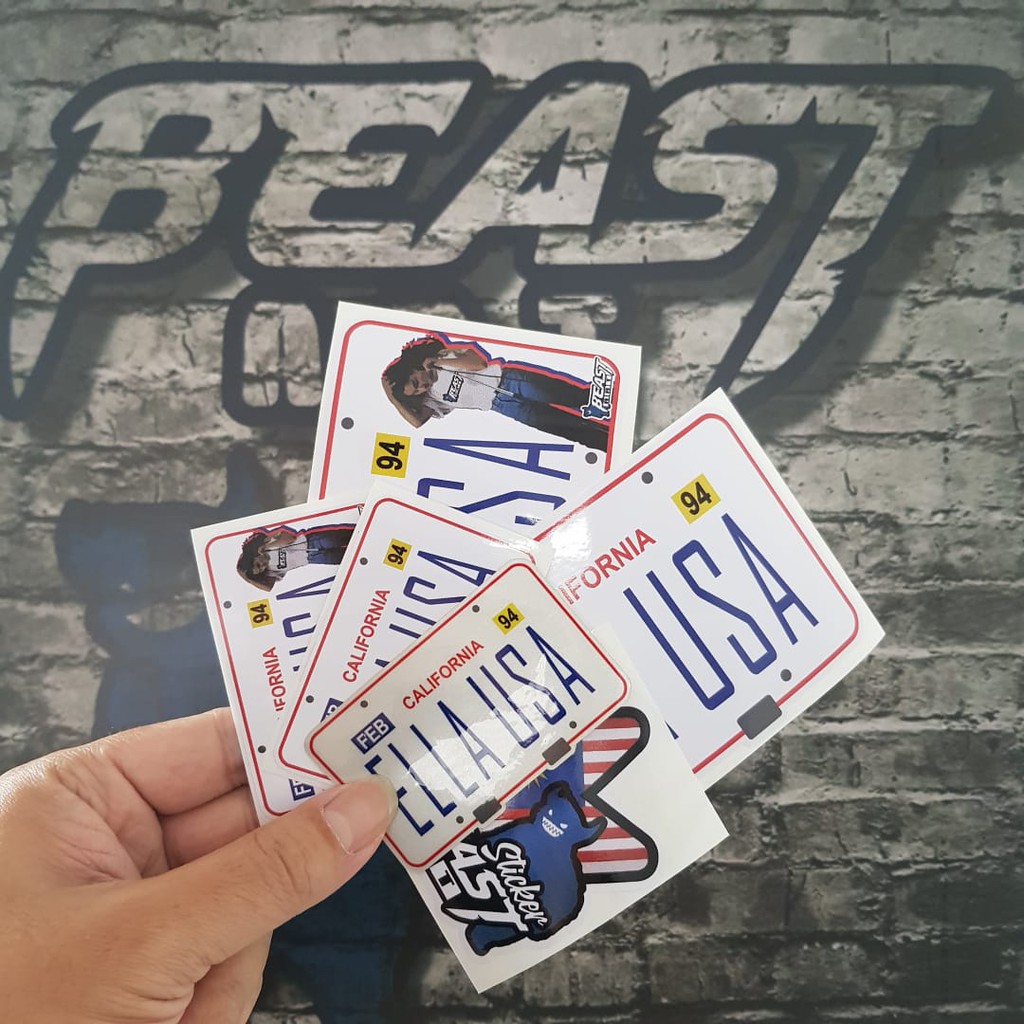 ELLA USA / STICKER ELLA USA / ELLA USA REFLECTIVE / STICKER BEAST ART ...