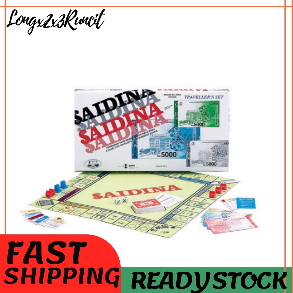 Saidina Traveller SPM78 (BM/Eng) Boardgame Millionaire/Jutaria SPM 78 ...