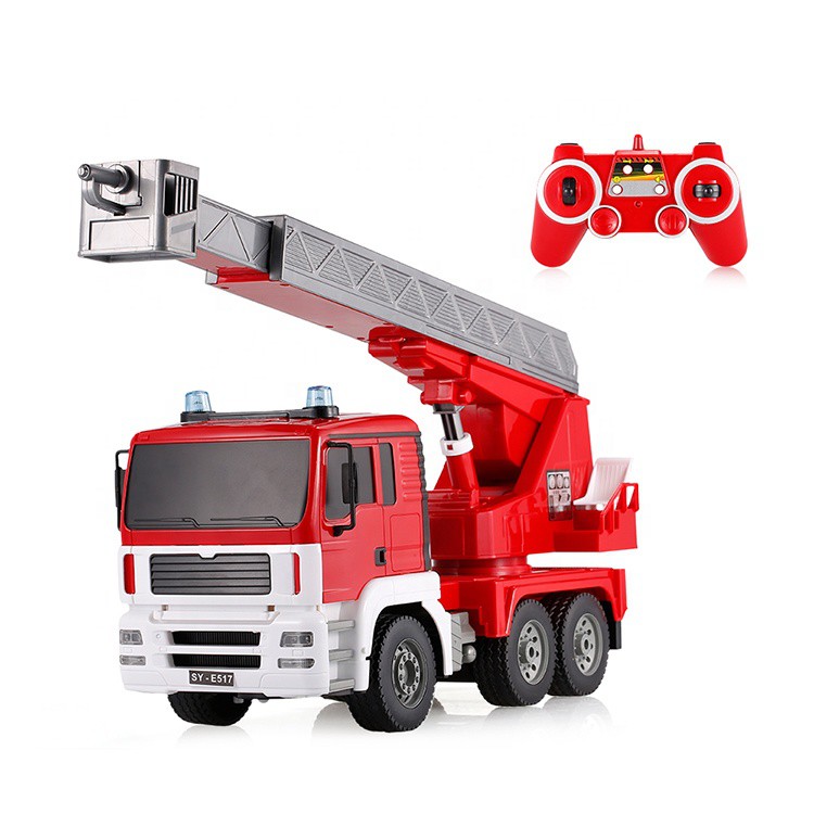 Double E E517-003 1/20 Scale Rc Fire Truck Aerial ladder truck rc Construction Vehicles | Shopee ...