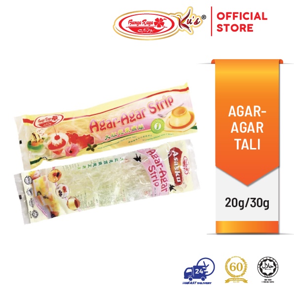 [READY STOCK] Agar-Agar Tali / Agar-Agar Strip 20 & 30g (Bunga Raya Ku ...