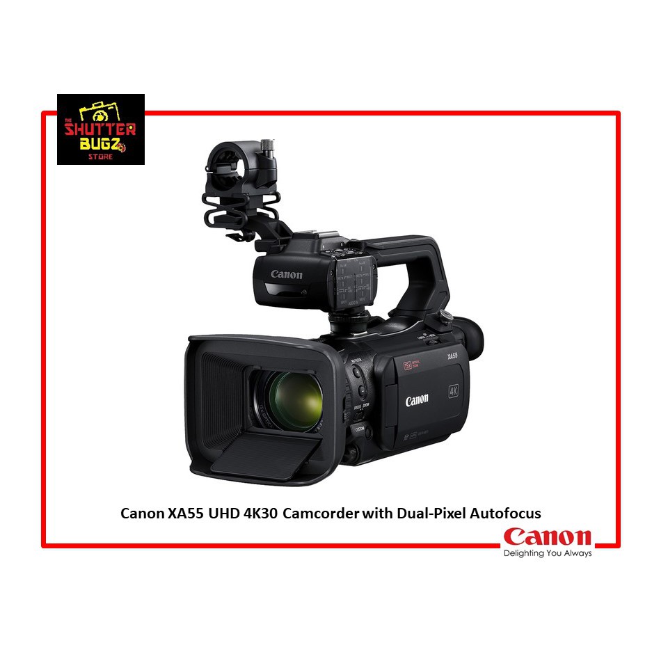 Canon XA55 UHD 4K30 Camcorder with Dual-Pixel Autofocus (Canon Malaysia ...
