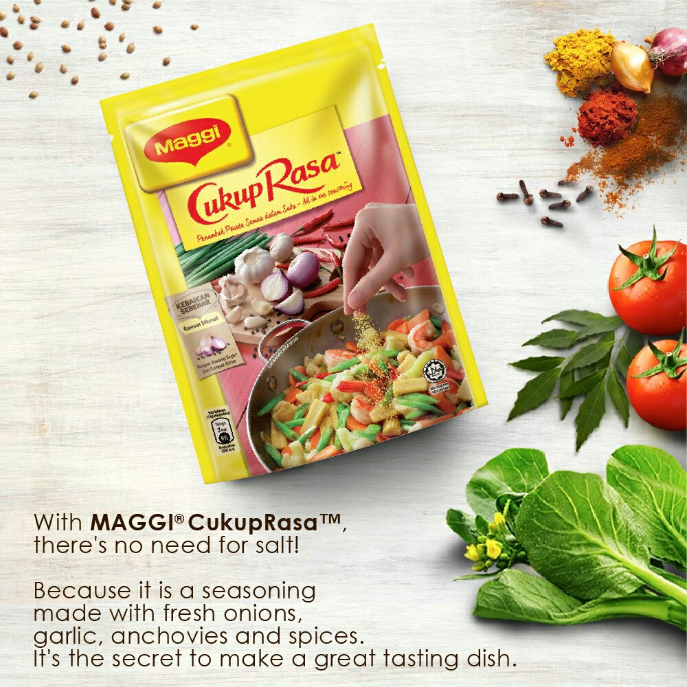 MAGGI Cukup Rasa 100G/300G Perasa Makanan Garam Secukup Rasa Maggi ...
