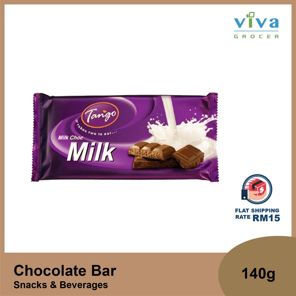 Tango Milk Chocolate Bar Milk 140g | Shopee Malaysia