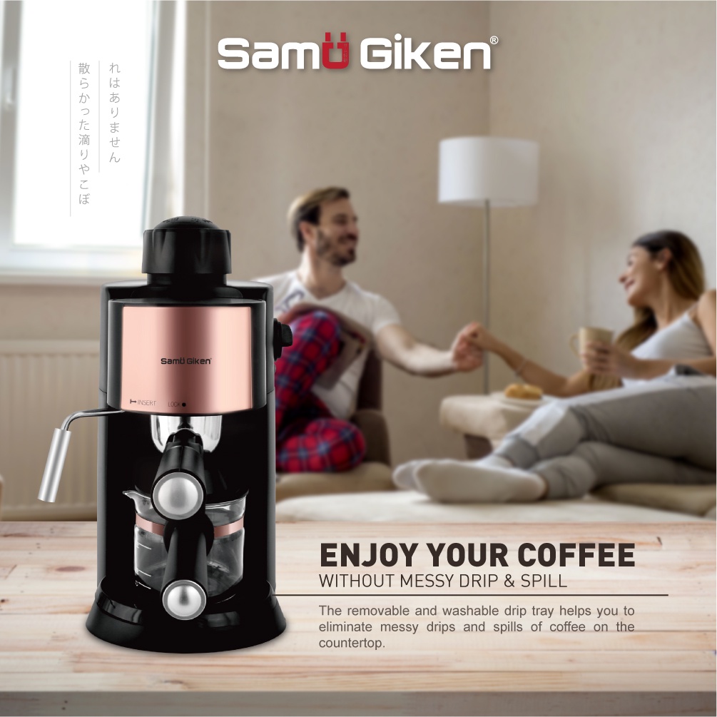Samu Giken Espresso Coffee Milk Bubble Maker Machine (800W), Model ...