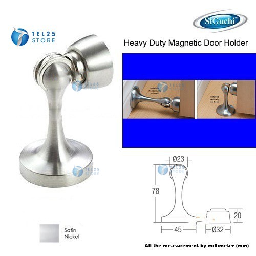 [ 1 UNIT ] St Guchi SGHD03 Heavy Duty Magnetic Door Holder Door Stopper ...