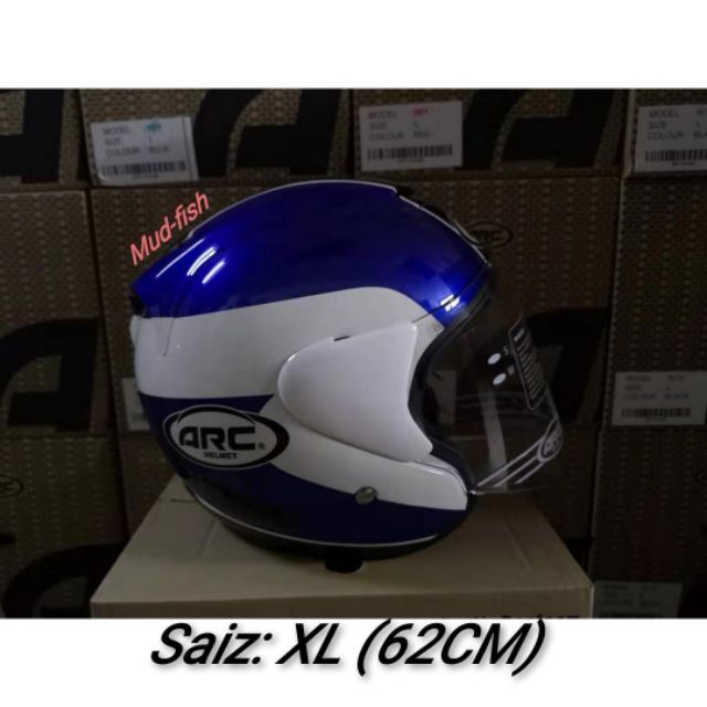 ARC AR1 BLUE HELMET XL, L SIZE | Shopee Malaysia