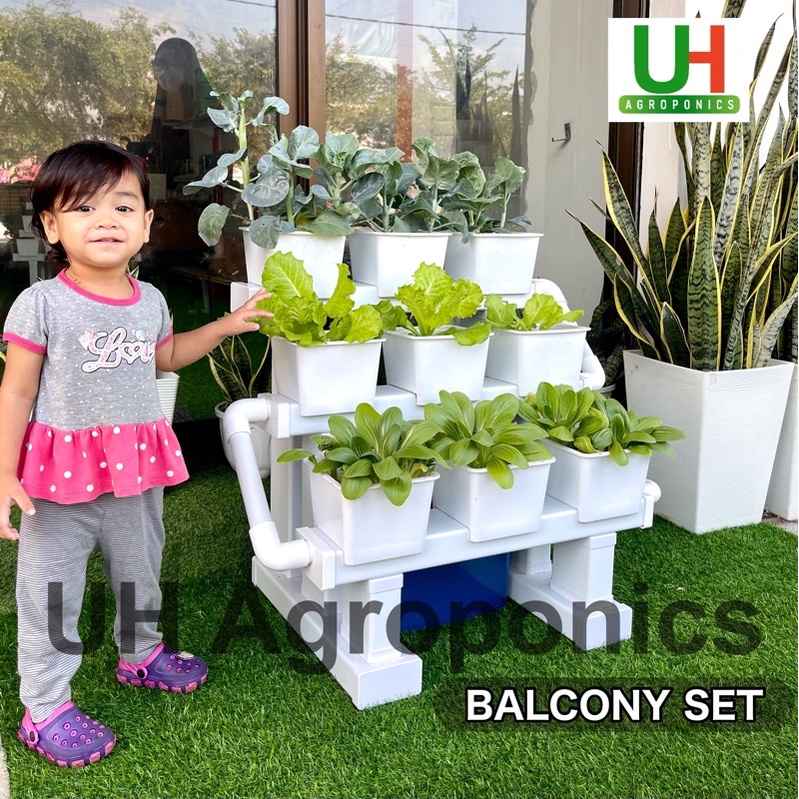 SET HYDROPONIK UHA-03CP BALCONY | HYDROPONIC BALCONY SET | Shopee Malaysia