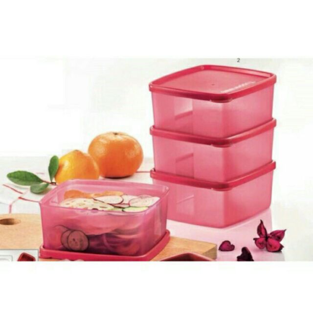 Tupperware Square Round 400ml | Shopee Malaysia