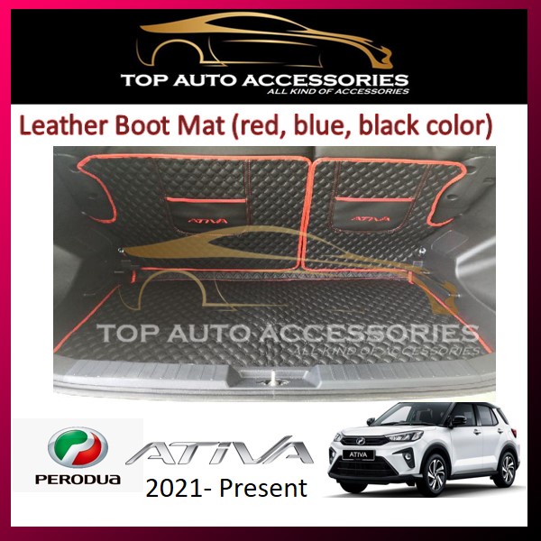 Perodua Ativa Boot Mat Leather /Boot Cover / Boot Mat (custom made ...