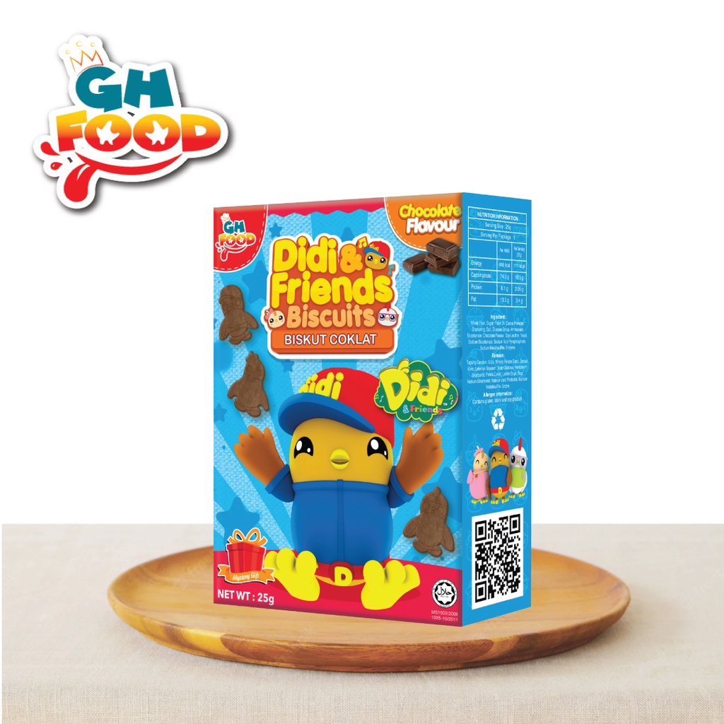Didi & Friends Biscuits 25g (License Authorized) | Shopee Malaysia