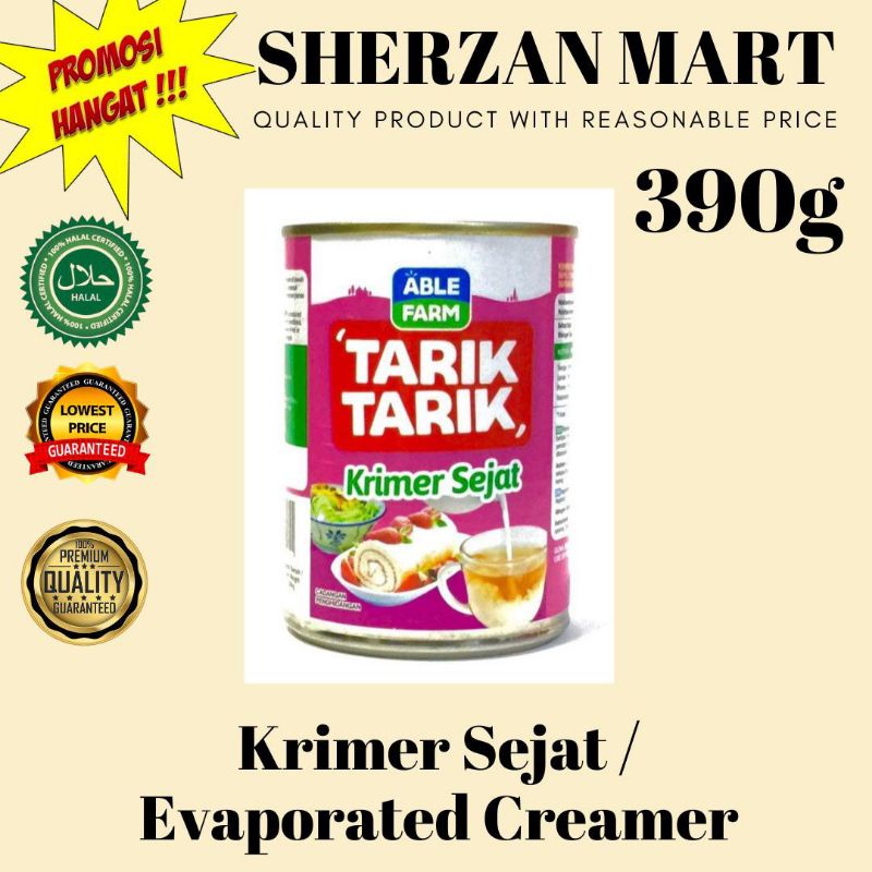 Krimer sejat Able Farm / Able Farm Evaporated Creamer / Evaporated Milk - 390g | Shopee Malaysia
