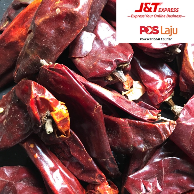 CILI KERING GEMUK/LADA KERING/CABAI KERING TAK PEDAS KELANTAN | Shopee ...