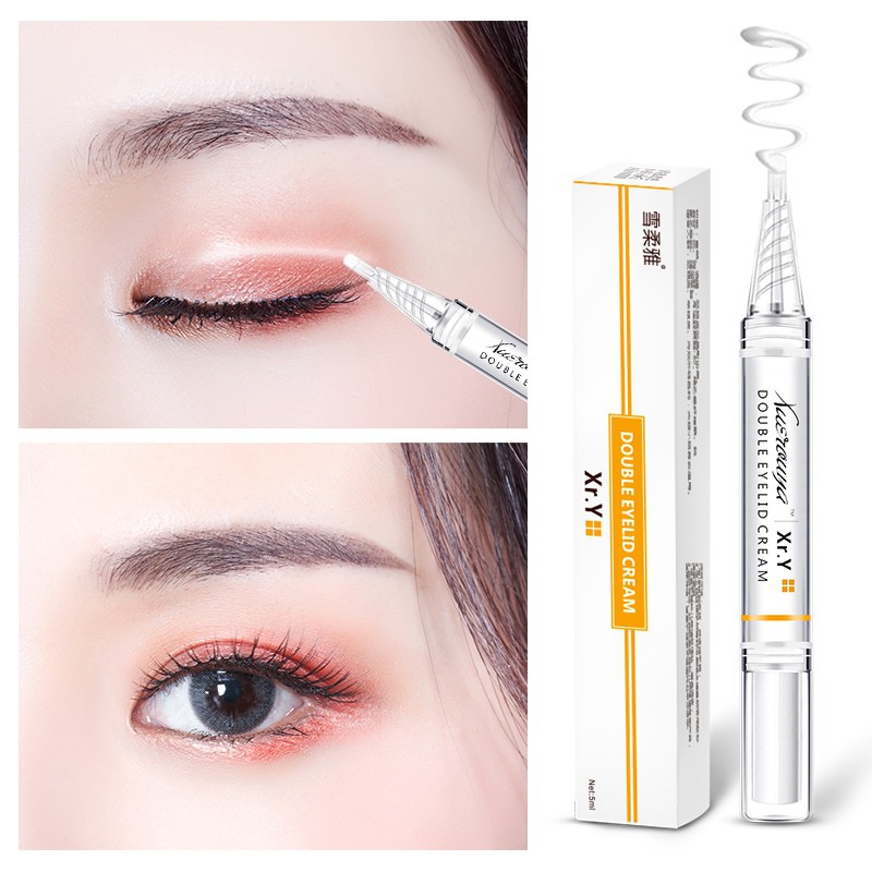 Natural Invisible Waterproof Double Eyelid Glue Styling Cream & Y ...