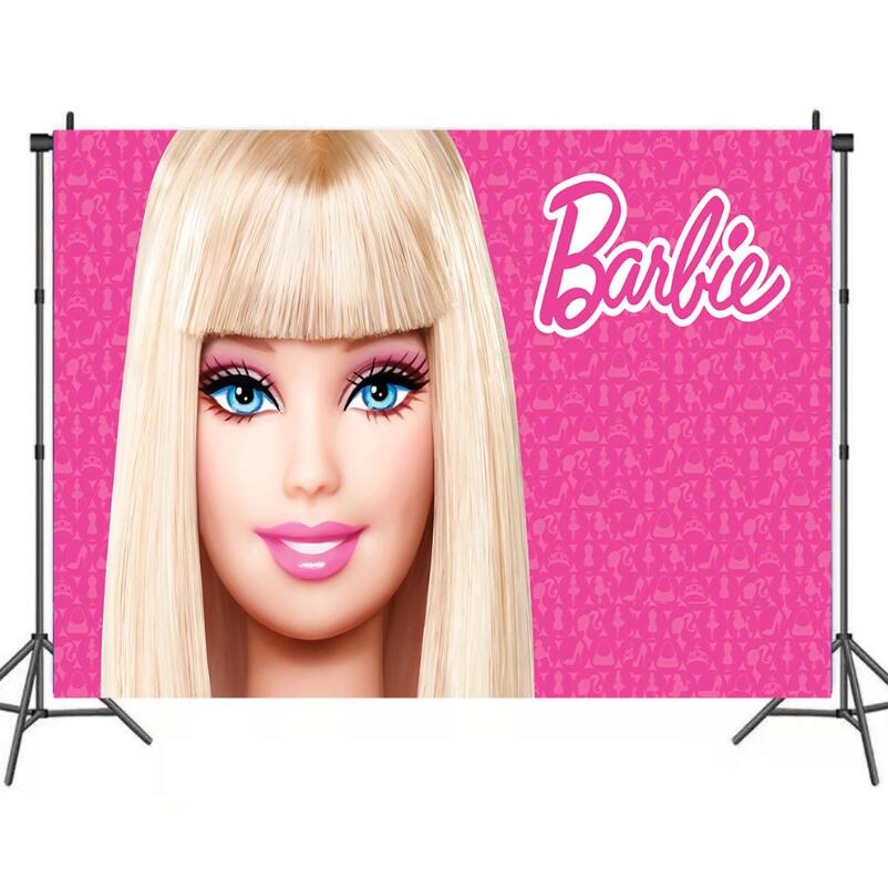 Barbie Party Backdrop Princess Backdrop Girls Party Birthday ...