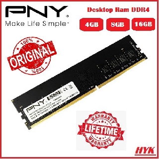 PNY 8GB DDR4 2666MHz Desktop Memory Single Channel (For Desktop ...