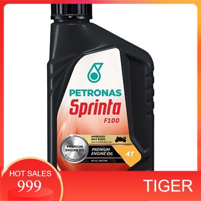 100% Original Petronas Engine Oil F100 Sae40 Sprinta Minyak Hitam Motor ...