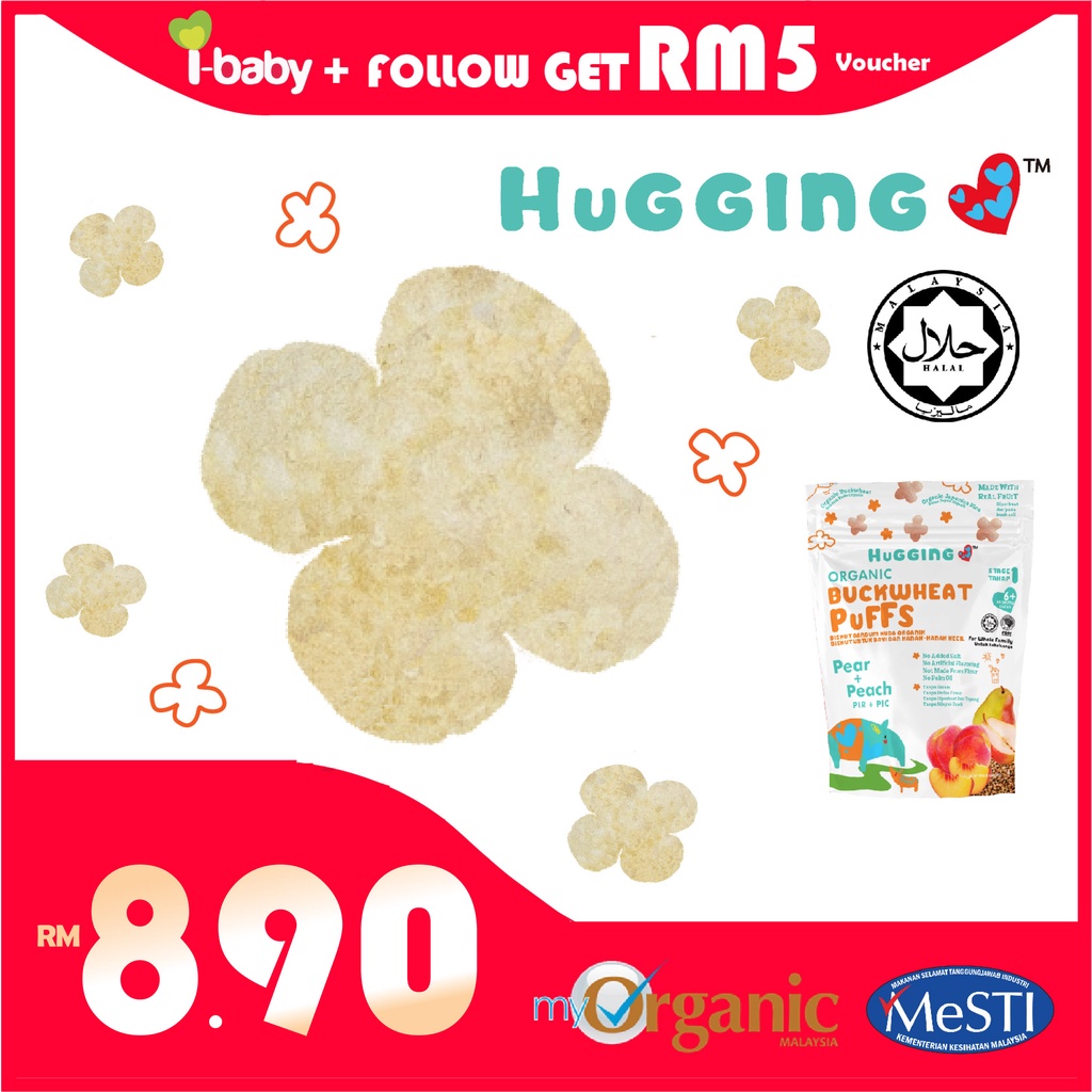 Hugging Love Organic Baby Superfood - Pear and Peach | Shopee Malaysia