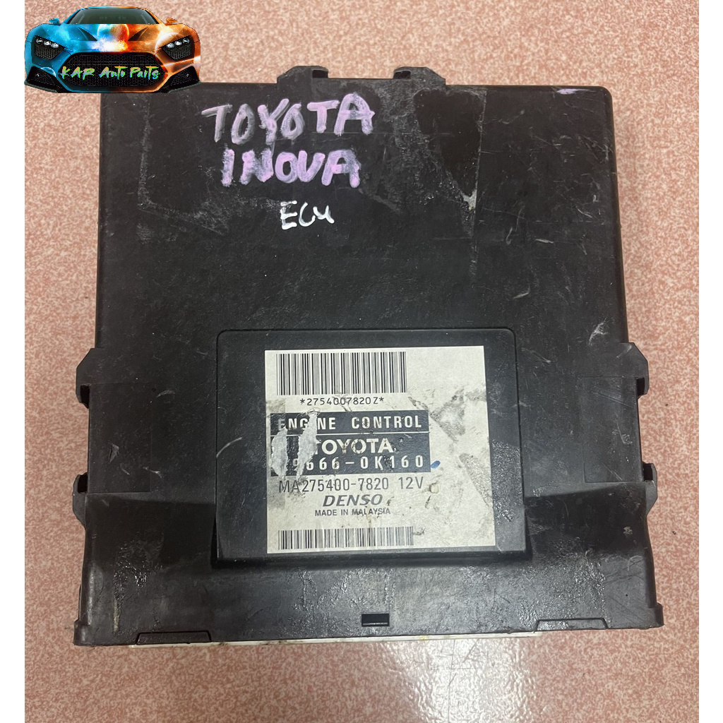 TOYOTA INNOVA ECU (89666-0K160) Accessories | Shopee Malaysia