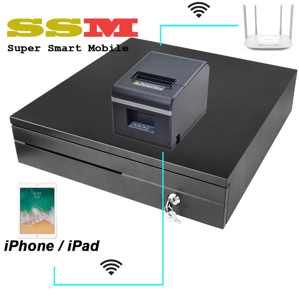 Loyverse Pos 80mm Network Thermal Receipt Printer Connect iOS phone or ...