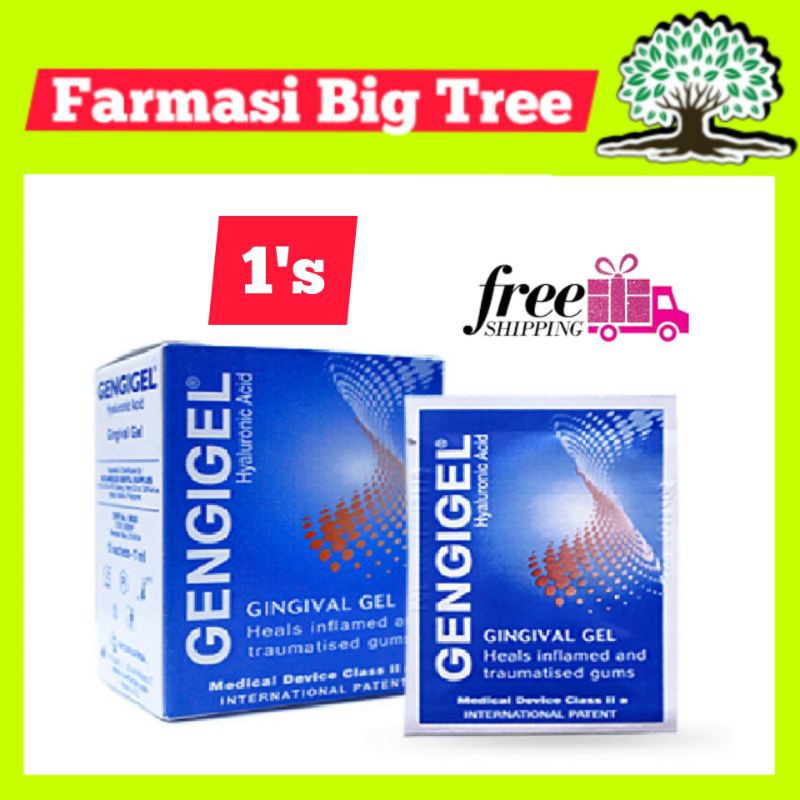 Gengigel Sachet 1 pack gingivitis, gingival bleeding, mouth ulcer (1 ...