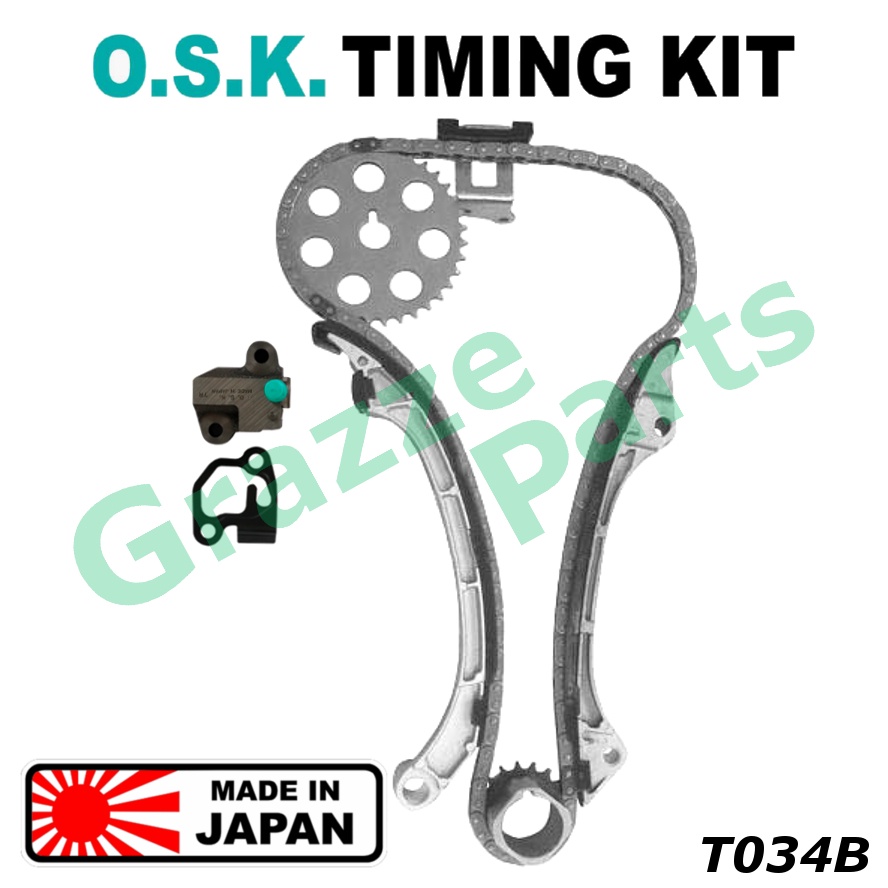 100% Made In Japan O.S.K. Timing Chain Kit Set Toyota Innova 2.0 TGN40 ...