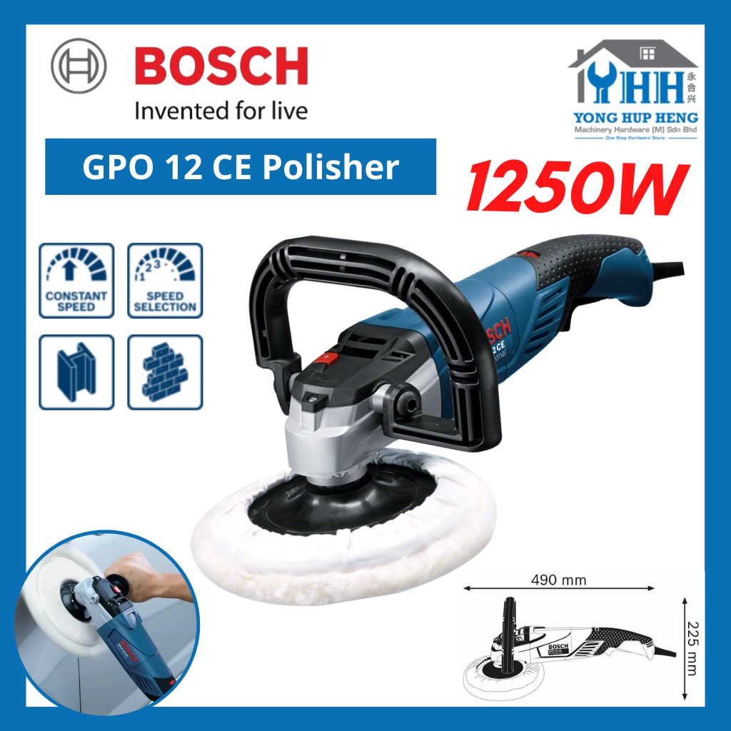 Bosch GPO 12 CE 1250W Professional Polisher GPO12CE GPO 12CE | Shopee ...