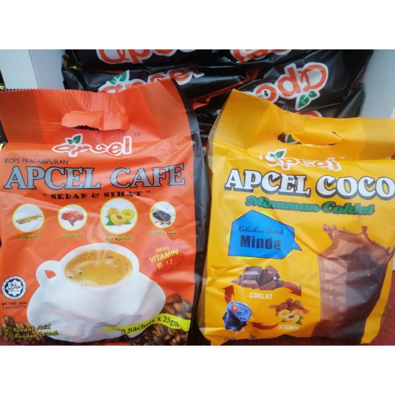APCEL CAFE / COKLAT 20SACHET X25G | Shopee Malaysia