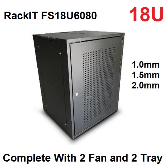 Hotdeal RackIT Standard 19" 600X800 18U Floor Stand Server Rack - 18U ...