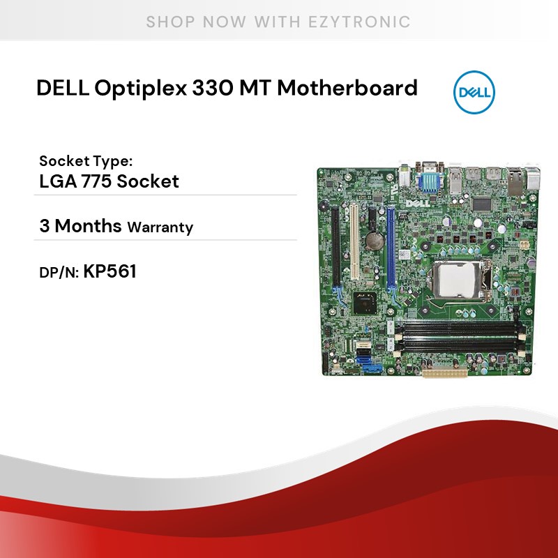 DELL OPTIPLEX 330 MT MOTHERBOARD DP/N: KP561 | Shopee Malaysia