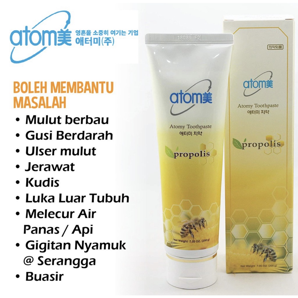 Atomy Toothpaste 1 Tube 200G | Shopee Malaysia