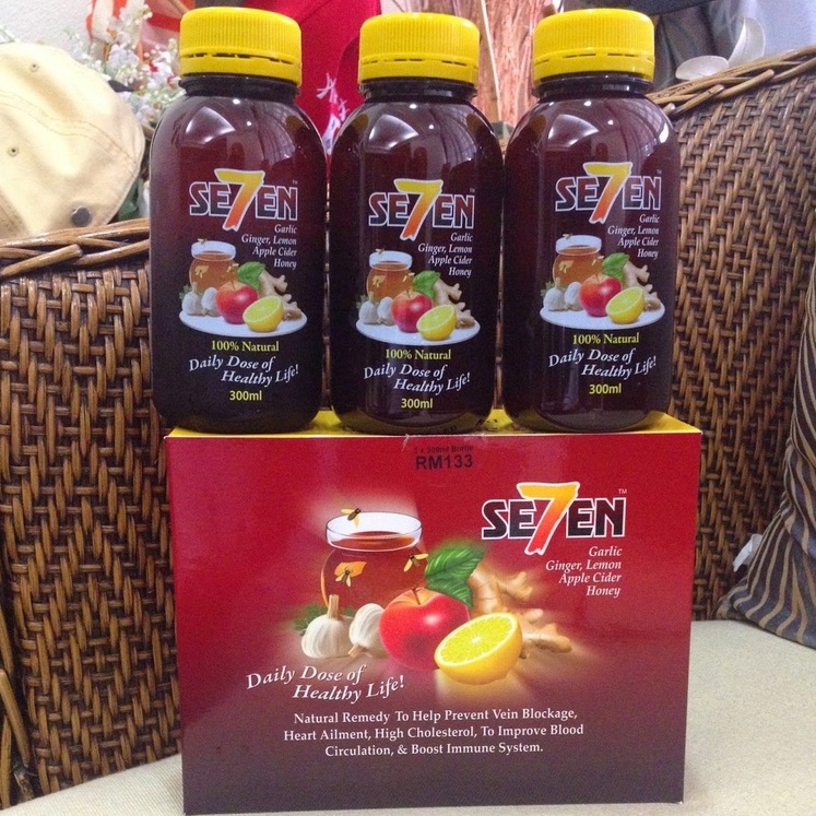 SE7EN MINUMAN KESIHATAN READY STOCK rendah kurangkan kolesterol minuman botani darah tinggi ...
