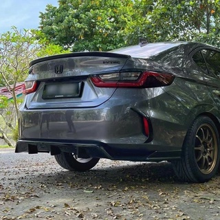 Honda City 2020 2021 GN2 LAFIGA Rear Diffuser & Rear Canard with Paint ...