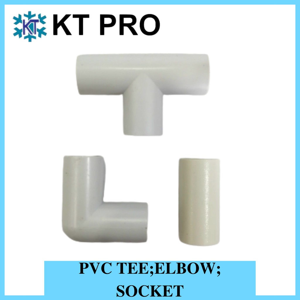 PVC AC Elbow,Tee,Conduit Socket 3/4 (READY STOCK) | Shopee Malaysia