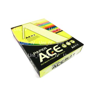 ACE A4 Cyber Colour Paper 80gsm 450 Sheets Kertas Warna Color Photostat ...