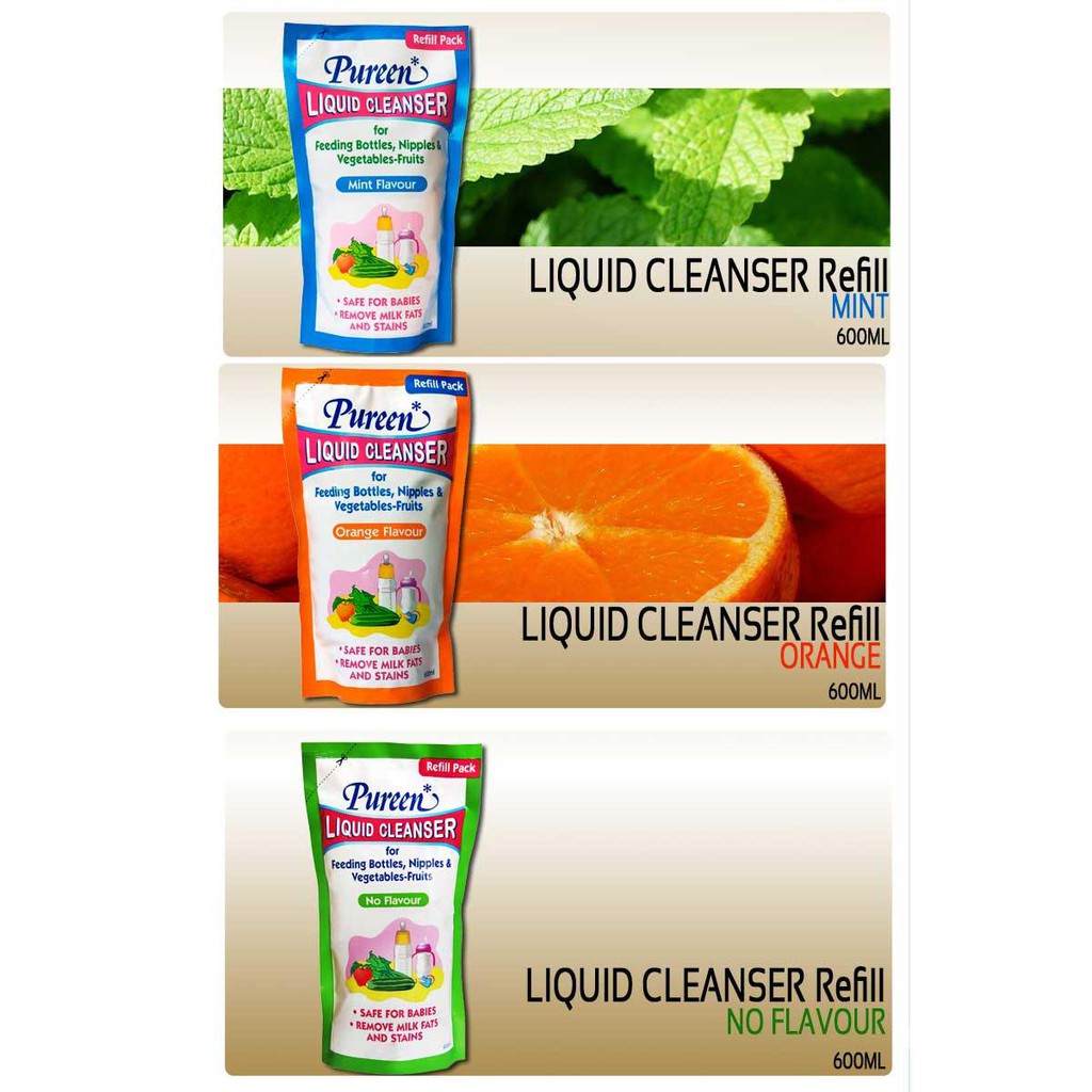 Pureen Liquid Cleanser 600ml Refill (ready stock ) | Shopee Malaysia