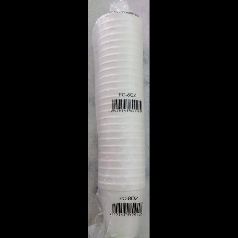 Foam Cup / Cawan Polisterin / Disposable Cup 80z (25pcs+-) | Shopee ...