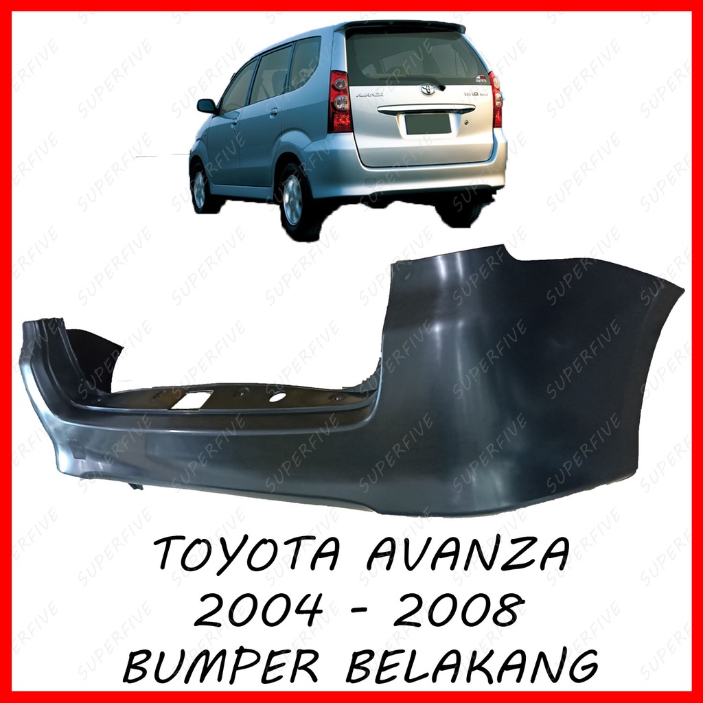 TOYOTA AVANZA (2004 - 2010) REAR BUMPER / BUMPER BELAKANG | Shopee Malaysia