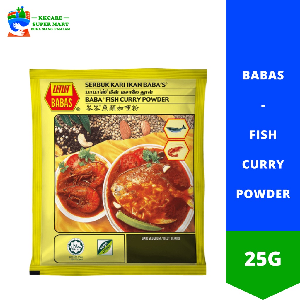 BABAS - Fish Curry Powder - 25g | Shopee Malaysia