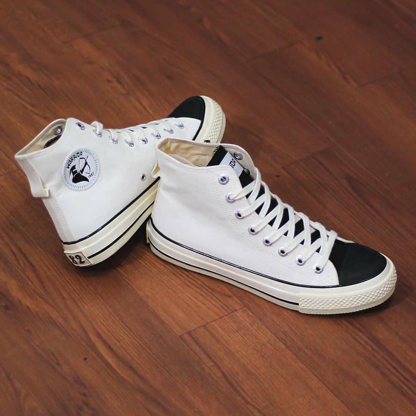 Original White High Warior Warrior Shoes | Shopee Malaysia