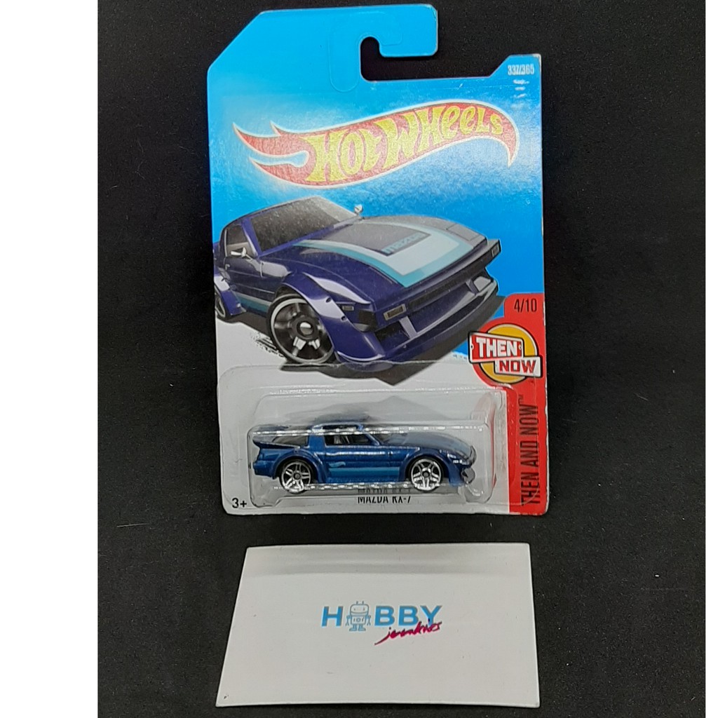 HOT WHEELS Mazda RX-7 FC Blue Mattel Diecast Car Model Collector Toys ...