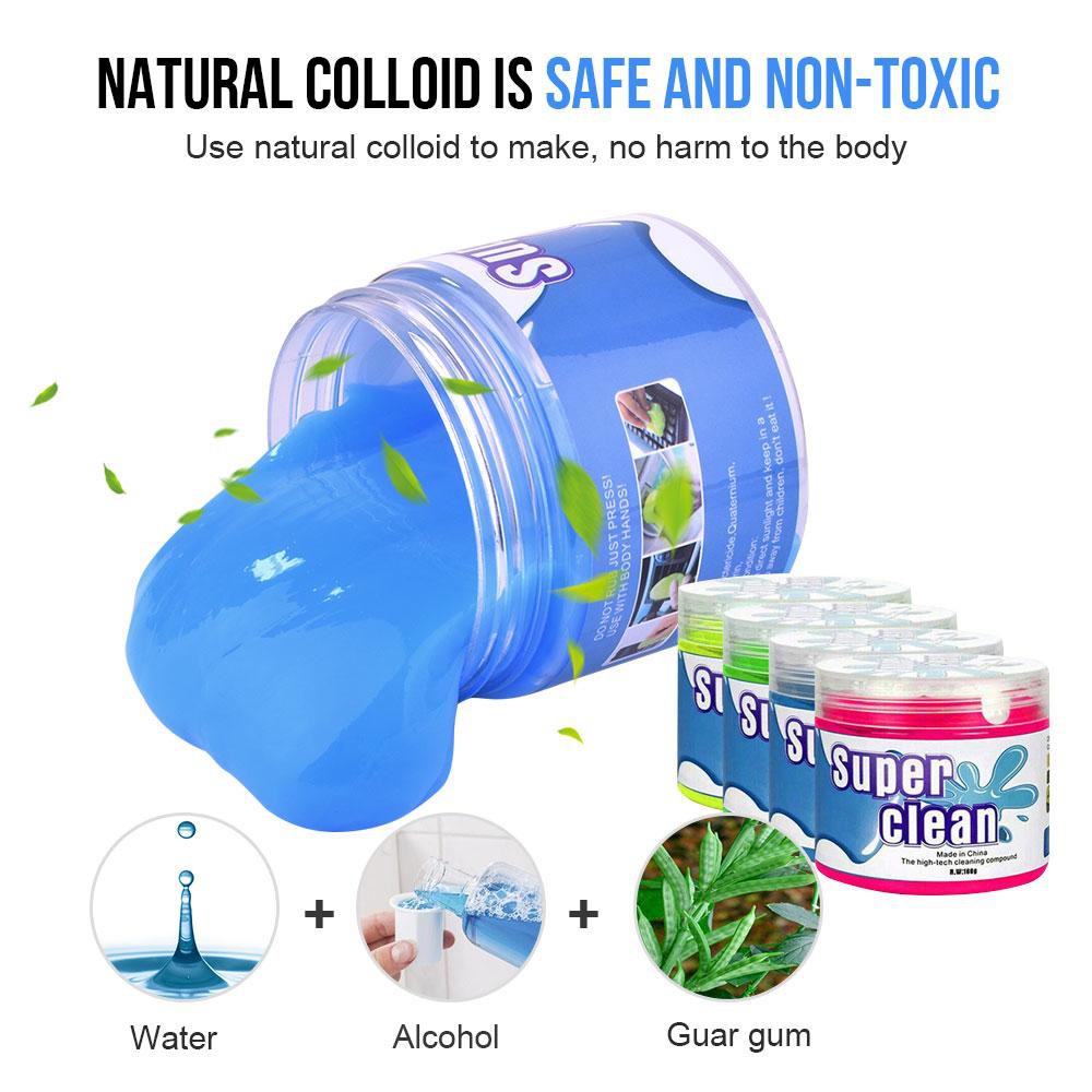 (COMES WITH BOTTLE) Super Cleaning Dust Slime Dust Cleaner Keypad ...