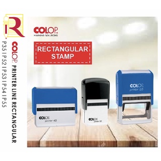COLOP SELF-INKING STAMP P35 / P45 / P52 / P53 / P54 / P55 I RECTANGLE STAMP I RUBBER STAMP I COP ...