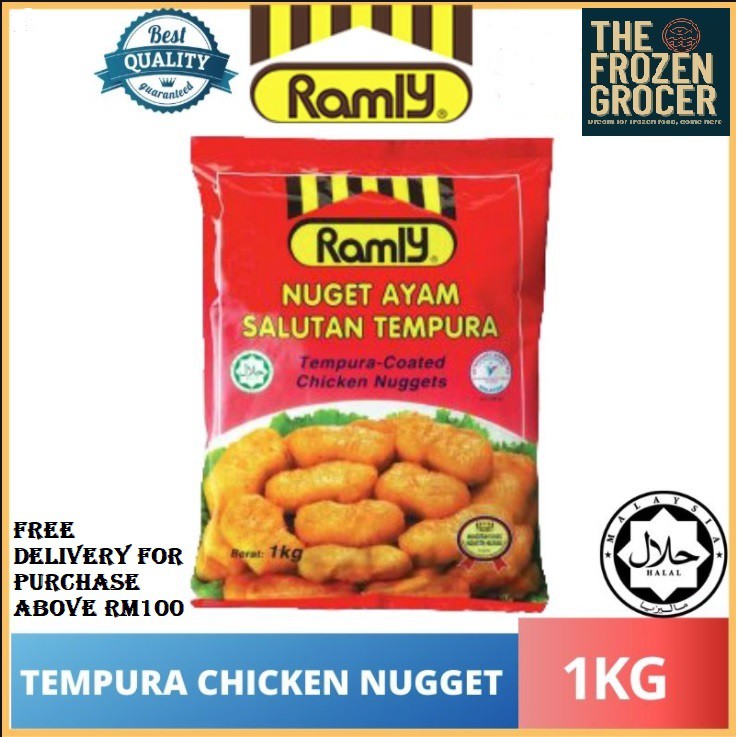 [DELIVERY KL/ SEBAHAGIAN SELANGOR] Ramly Tempura Nugget 1kg/ Nugget ...