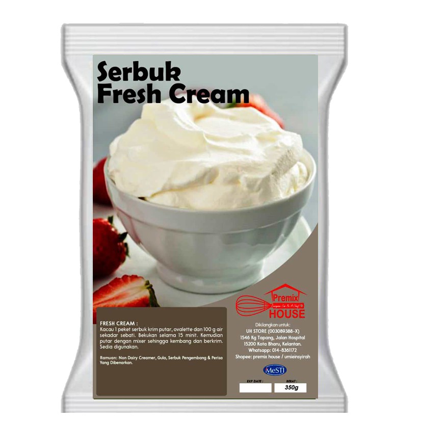 340gm Serbuk Krim Putar | Fresh Cream Cake | Whipping /whipped cream ...