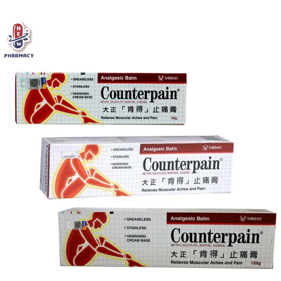 Counterpain Analgesic Balm (30g/ 60g/ 120g) | Shopee Malaysia
